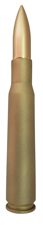 American Eagle Bullets | 50 Caliber Solid Brass Bullet Casing Ink Pen